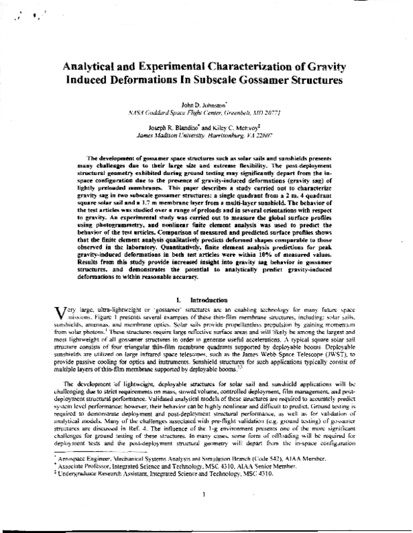 (PDF) Analytical and Experimental Characterization of Bonding Over ...