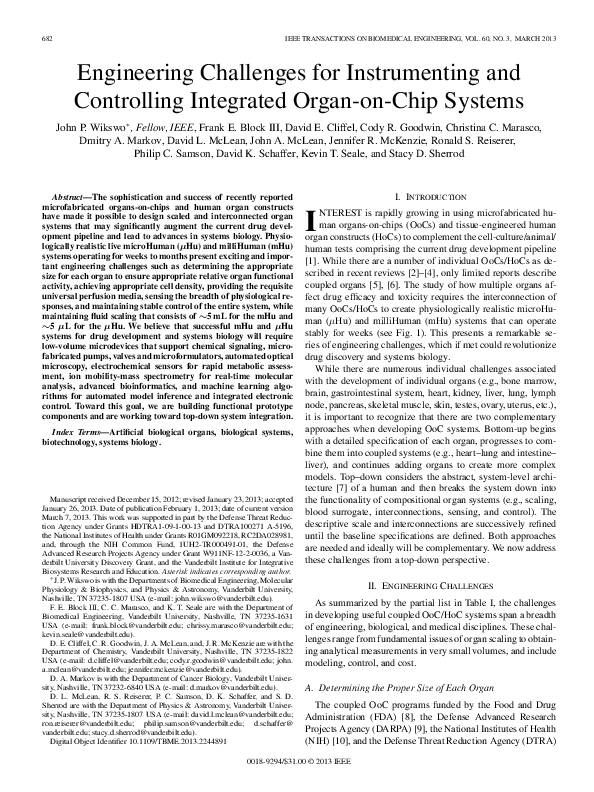 (PDF) Engineering Challenges for Instrumenting and Controlling ...