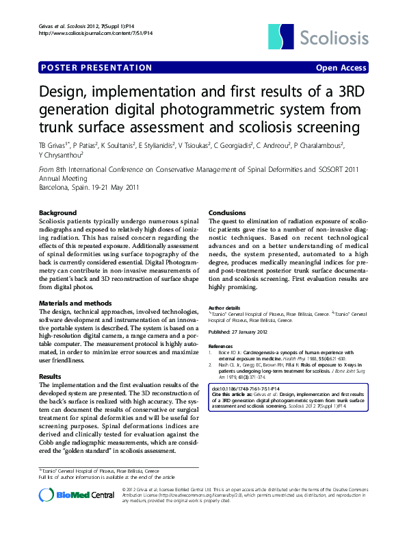 (PDF) Design, implementation and first results of a 3RD generation digital photogrammetric ...
