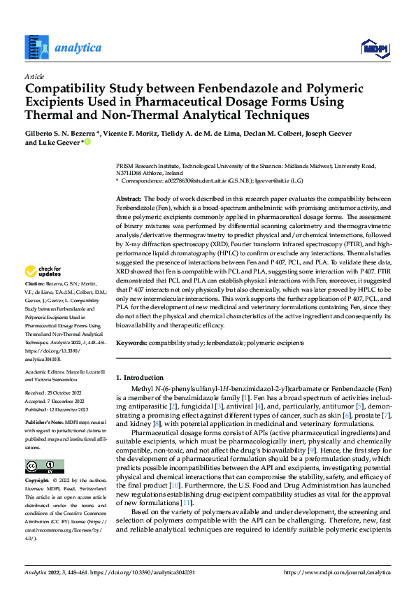 pdf-compatibility-study-between-fenbendazole-and-polymeric-excipients