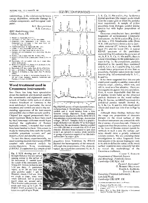 (PDF) Wood treatment used in Cremonese instruments