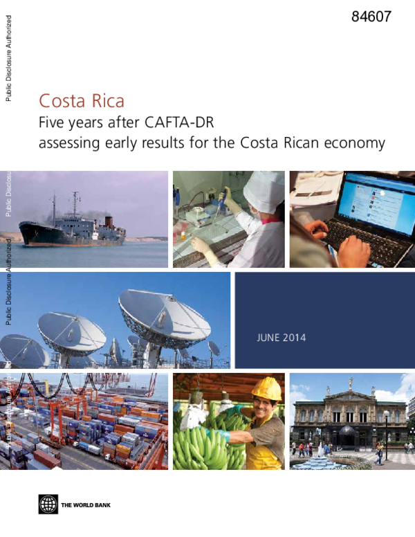 (PDF) Costa Rica Five years after CAFTA-DR assessing early results for ...