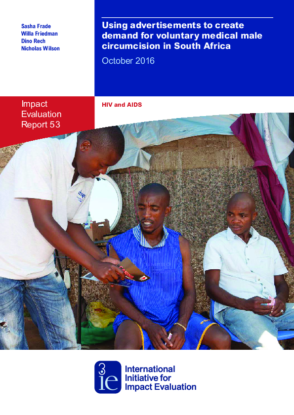 (PDF) Using advertisements to create demand for voluntary medical male ...