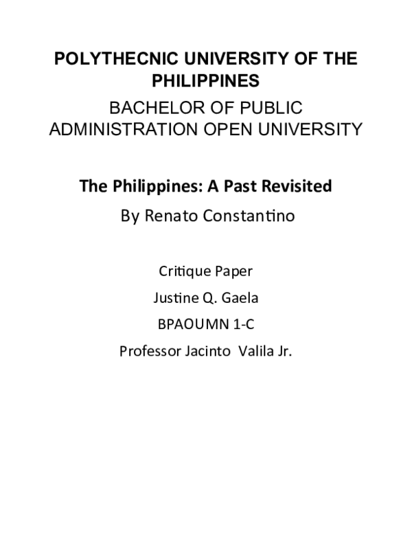 (DOC) TASK1-RPHN-GAELA-PHILIPPINES:A PAST REVISITED
