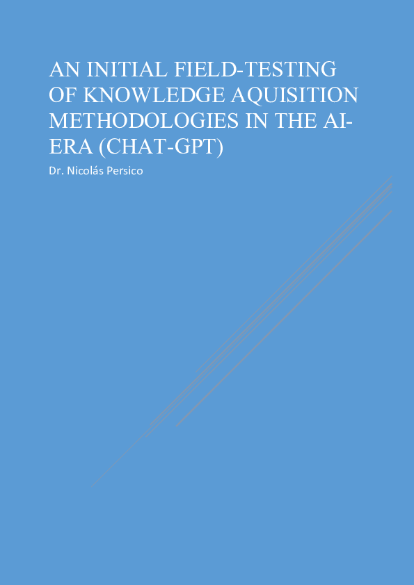 (DOC) An initial field-testing of knowledge aquisition methodologies in ...