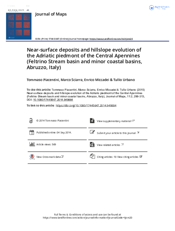 (PDF) Near-surface deposits and hillslope evolution of the Adriatic ...