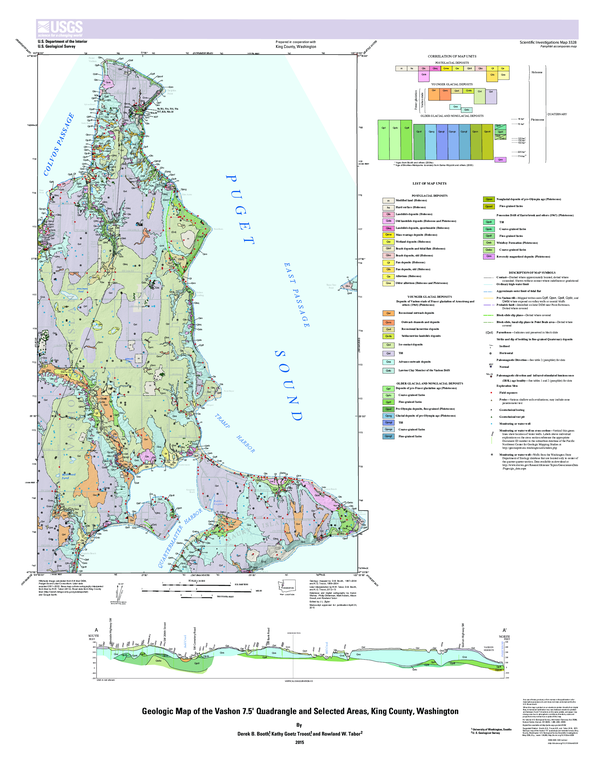 (PDF) Geologic map of the Vashon 7.5' quadrangle and selected areas ...