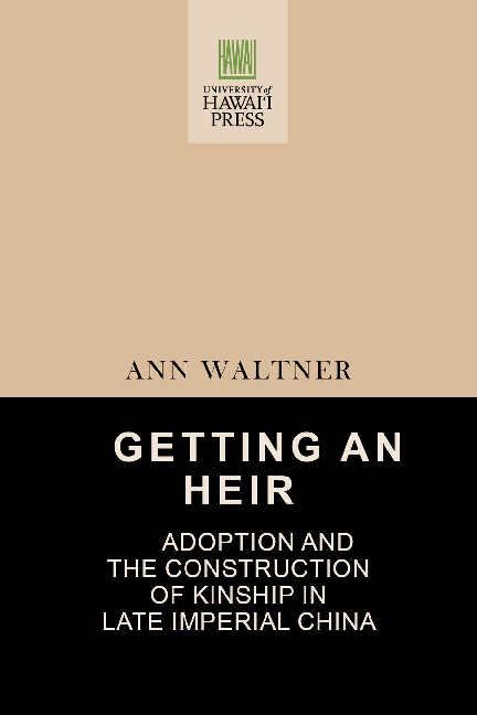 (PDF) Getting an Heir: Adoption and the Construction of Kinship in Late ...