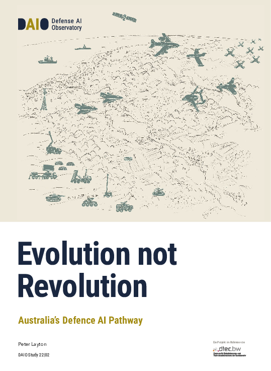 (PDF) Evolution not Revolution: Australia’s Defence Artificial Intelligence Pathway