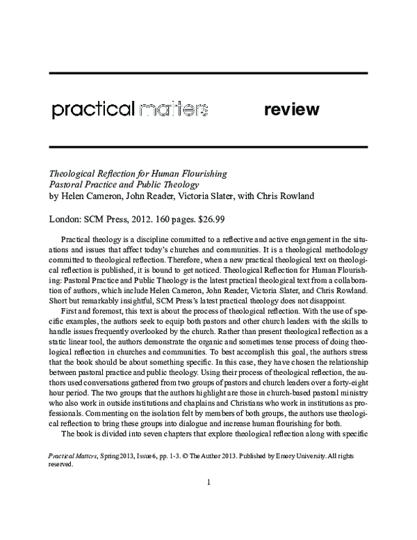 (PDF) Practical Matters