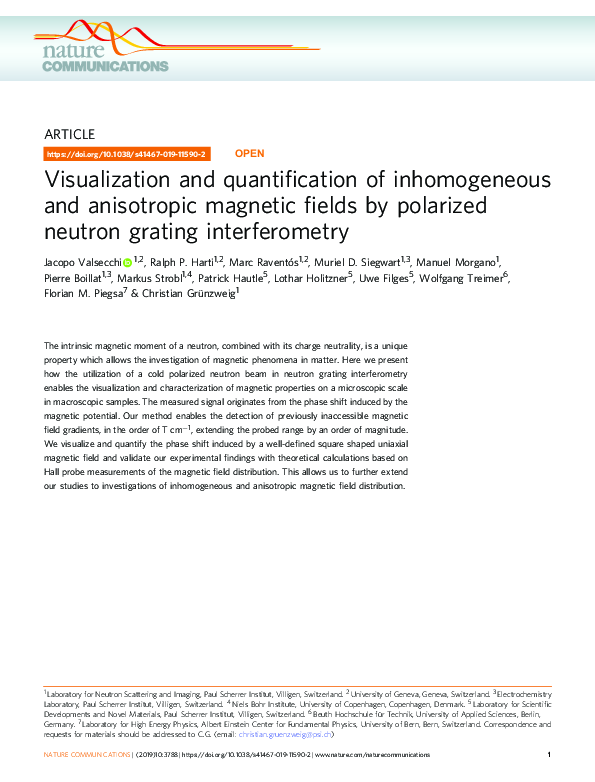(PDF) Visualization and quantification of inhomogeneous and anisotropic ...