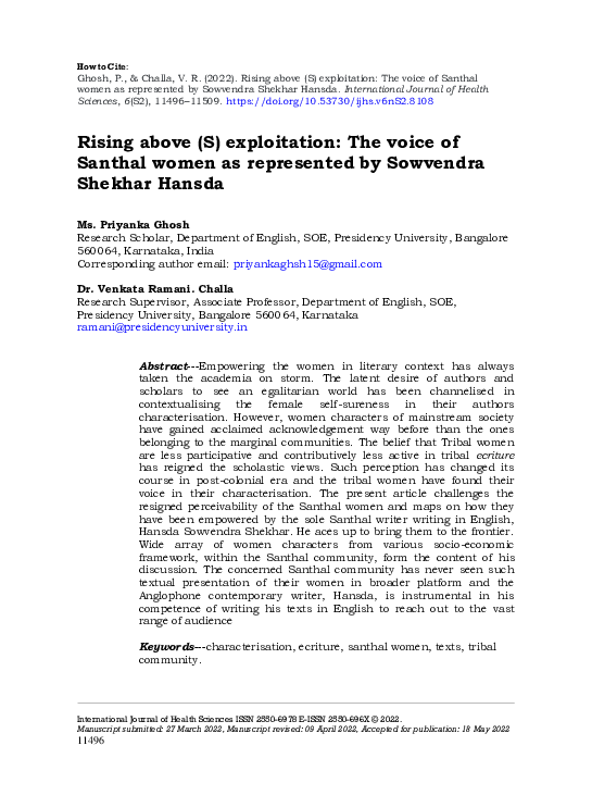 (PDF) Rising above (S) exploitation