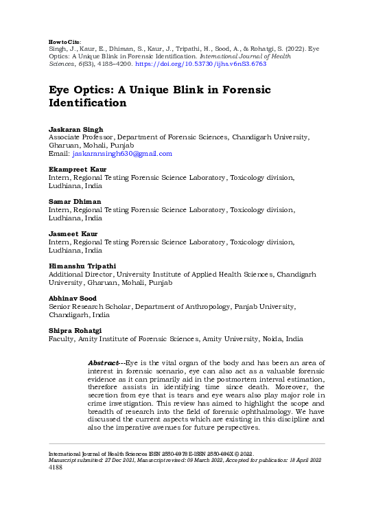 (PDF) Eye Optics
