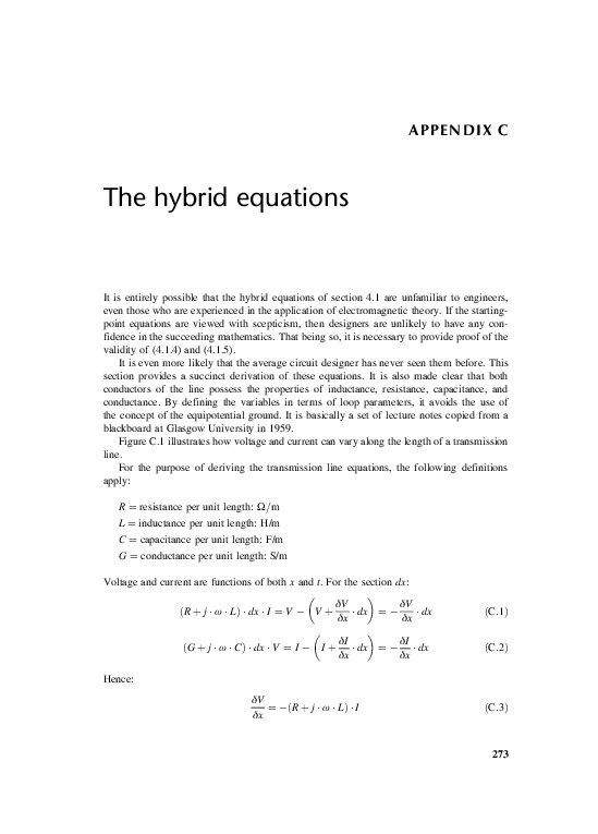 (PDF) Appendix C: The hybrid equations