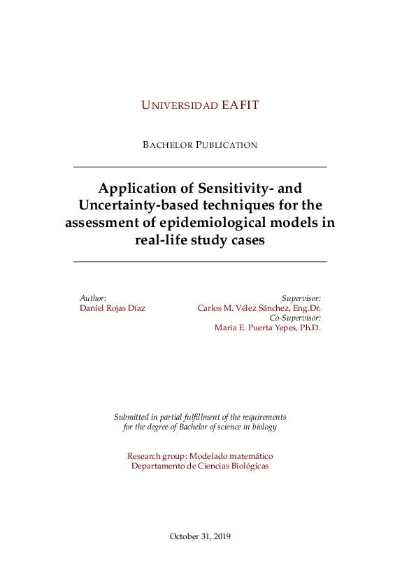 (PDF) Application of sensitivity- and uncertainty-based techniques for ...