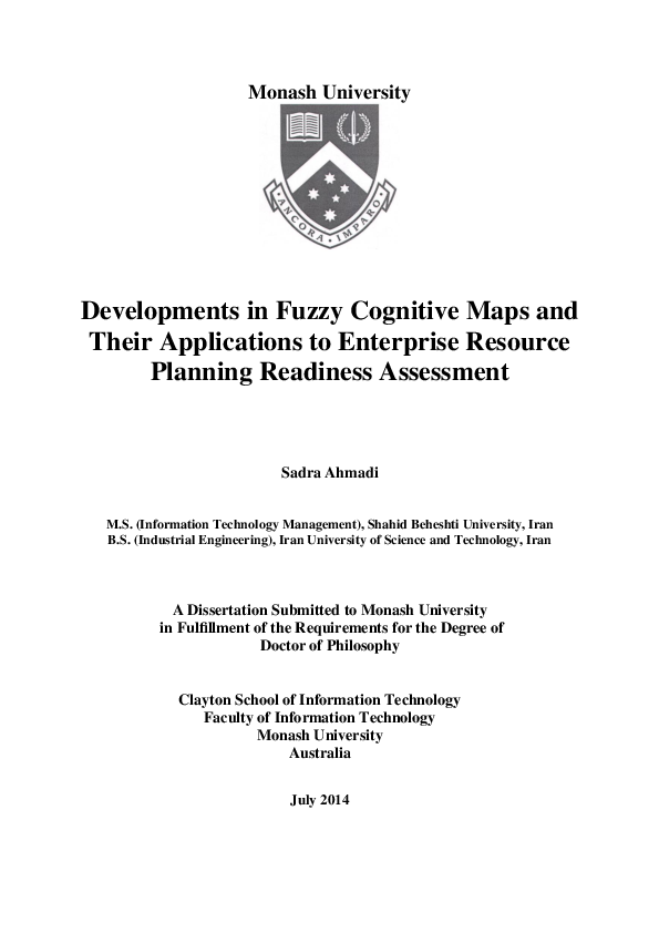 (PDF) Developments in fuzzy cognitive maps and their applications to enterprise resource ...