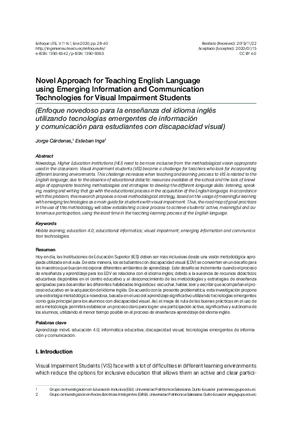 (PDF) Novel Approach for Teaching English Language using Emerging Information and Communication ...