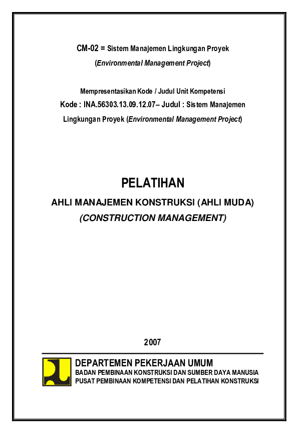 (PDF) CMB-02 Sistem Manajemen Lingkungan