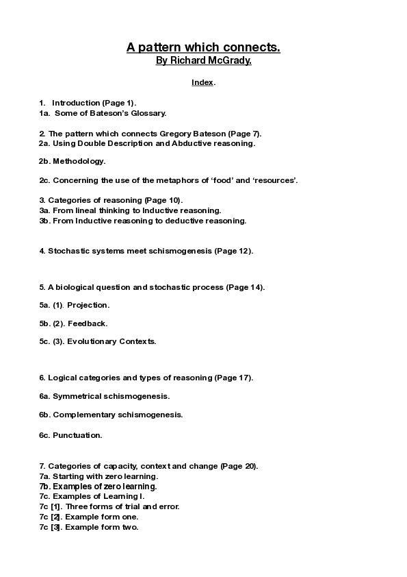 (PDF) A pattern which connects
