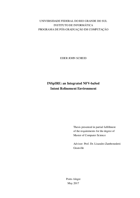 (PDF) INSpIRE: Integrated NFV-based Intent Refinement Environment