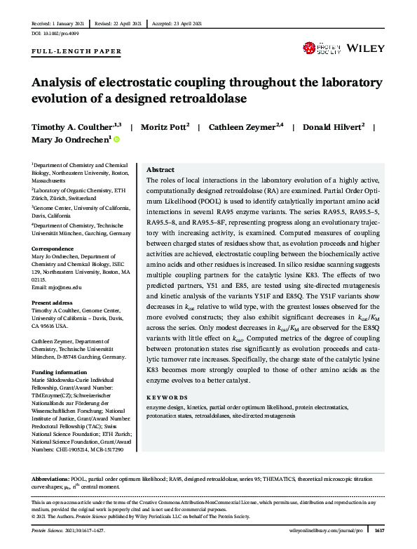 (PDF) Analysis of electrostatic coupling throughout the laboratory ...