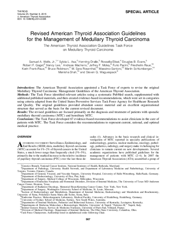 (PDF) Revised American Thyroid Association Guidelines for the ...