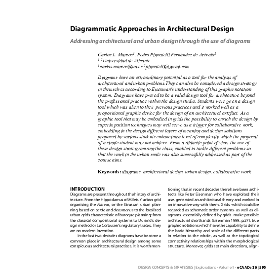 (PDF) Diagrammatic Approaches in Architectural Design - Addressing ...