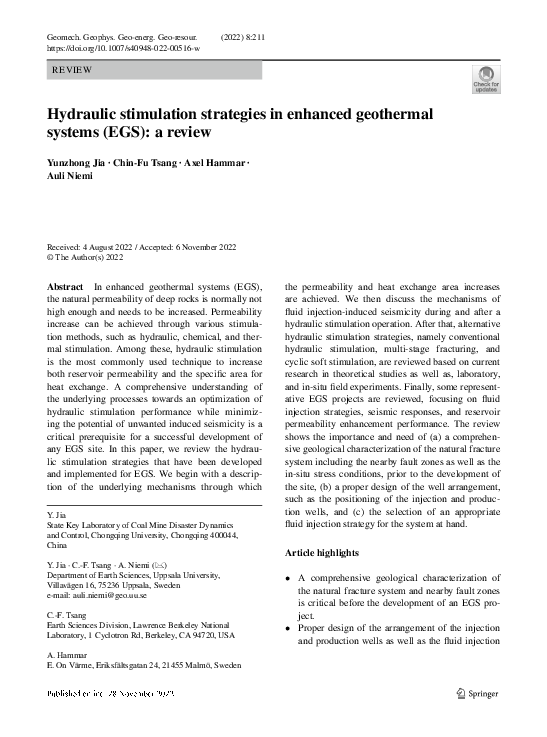 (PDF) Hydraulic stimulation strategies in enhanced geothermal systems ...