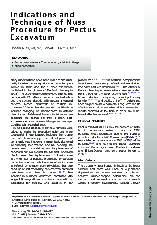 (PDF) Efficacy of left thoracoscopy and blunt mediastinal dissection ...