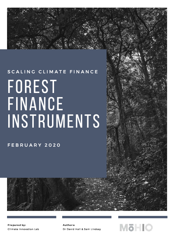 (PDF) Scaling Climate Finance Forest Finance Instruments
