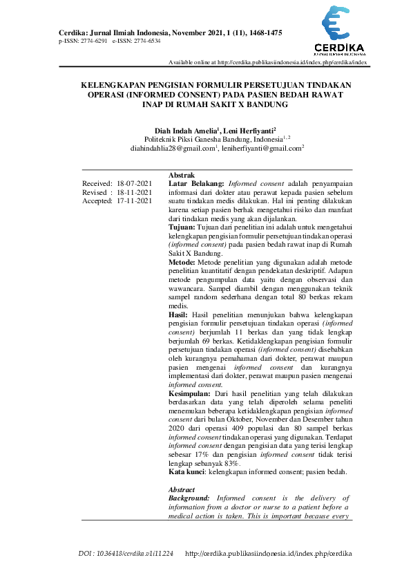 (PDF) Kelengkapan Pengisian Formulir Persetujuan Tindakan Operasi ...