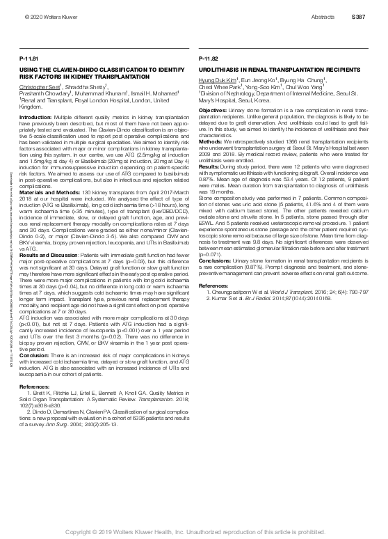 (PDF) Using the Clavien-Dindo Classification to Identify Risk Factors ...
