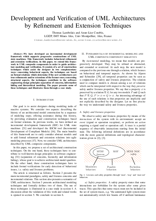 (PDF) Incremental UML Architecture Development Framework