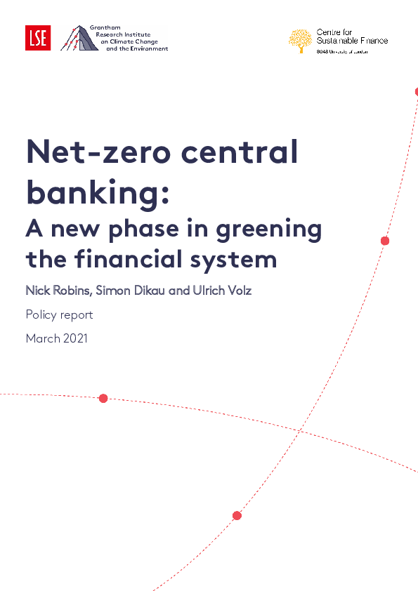 (PDF) Net-zero central banking: A new phase in greening the financial ...