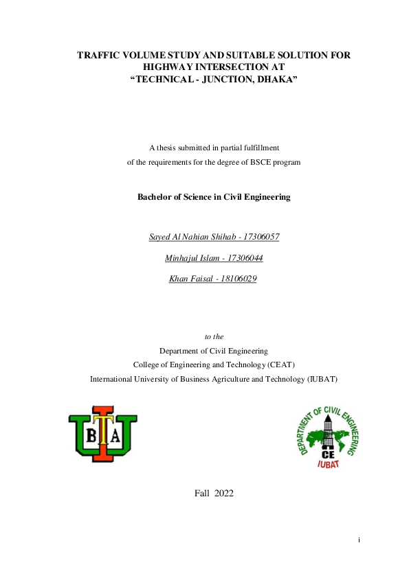 (PDF) TRAFFIC VOLUME STUDY AND SUITABLE SOLUTION FOR HIGHWAY ...