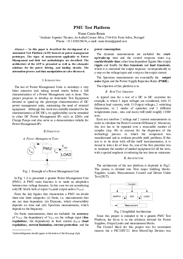 (PDF) PMU Test Platform