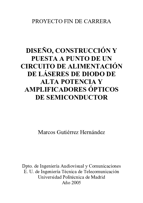 (PDF) Proyecto Fin De Carrera
