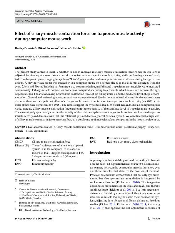 (PDF) Effect of ciliary-muscle contraction force on trapezius muscle ...