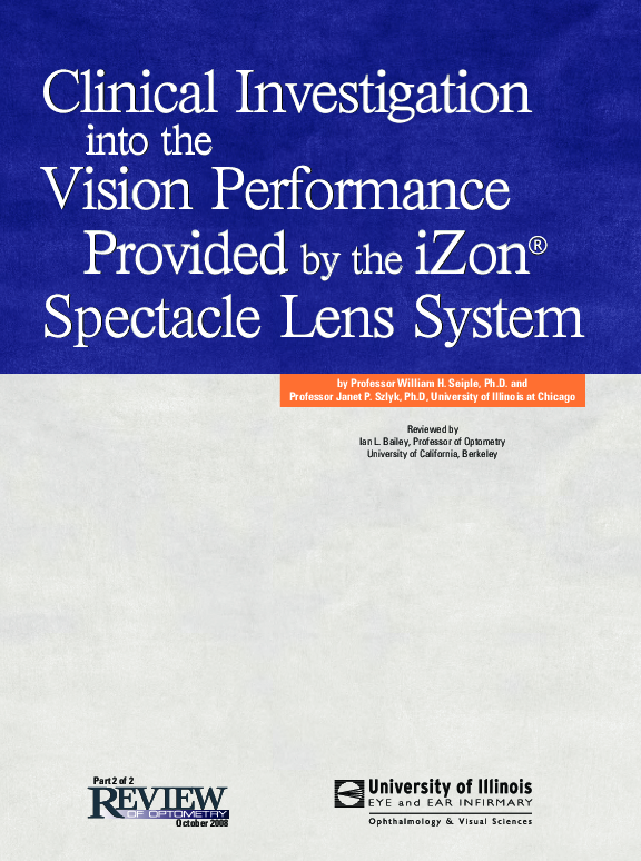 (PDF) iZon® Lens System Effects on Visual Performance