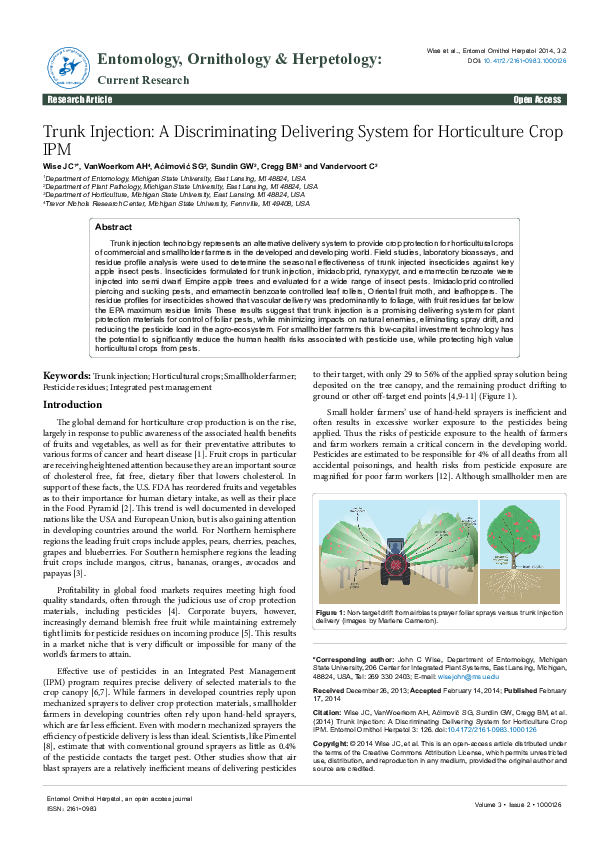(PDF) Trunk Injection: A Discriminating Delivering System for ...