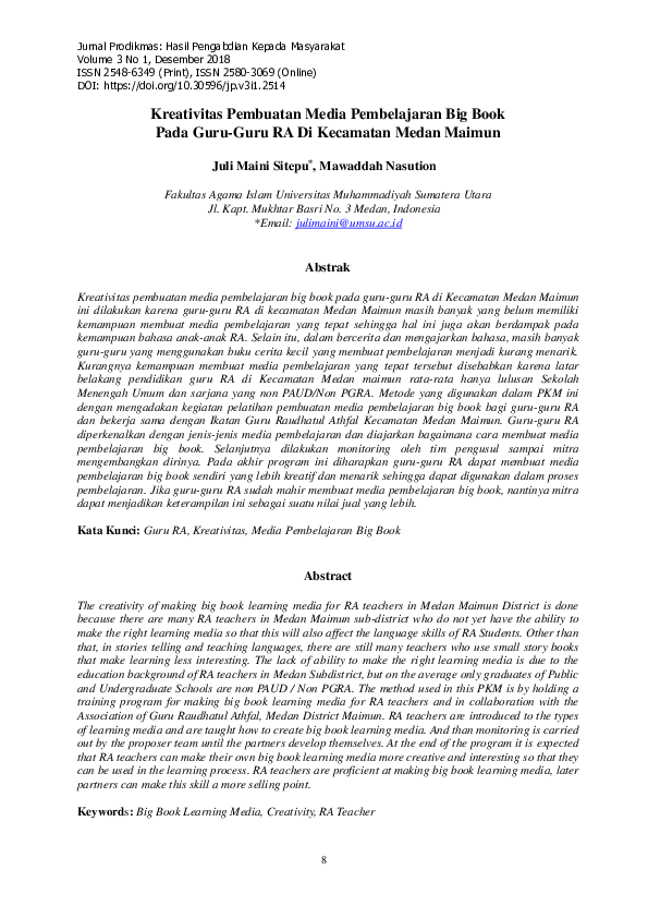 (PDF) Pelatihan Pembuatan Media Pembelajaran Bahasa Pada Guru-Guru SD ...