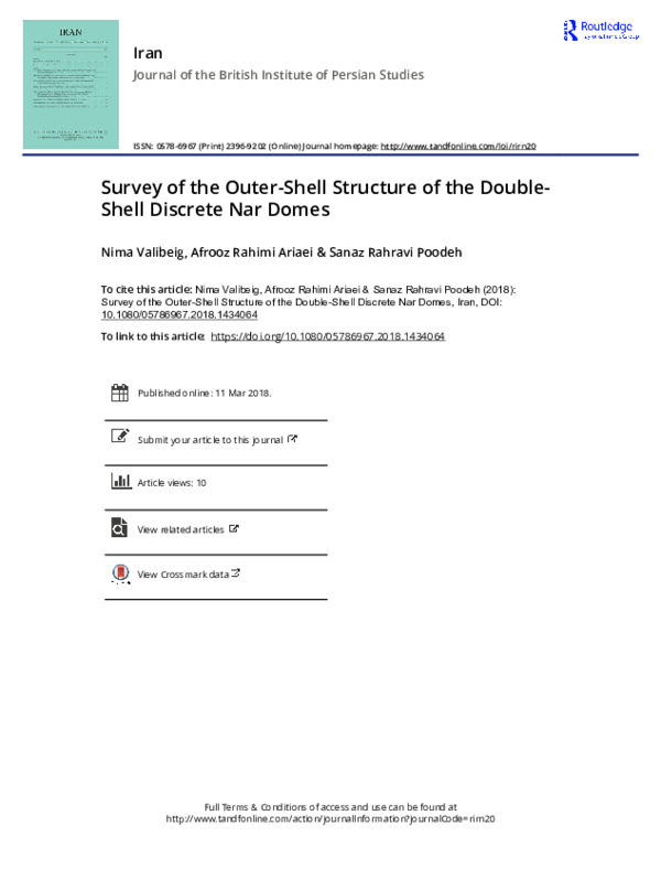 (PDF) Survey of the Outer-Shell Structure of the Double-Shell Discrete ...