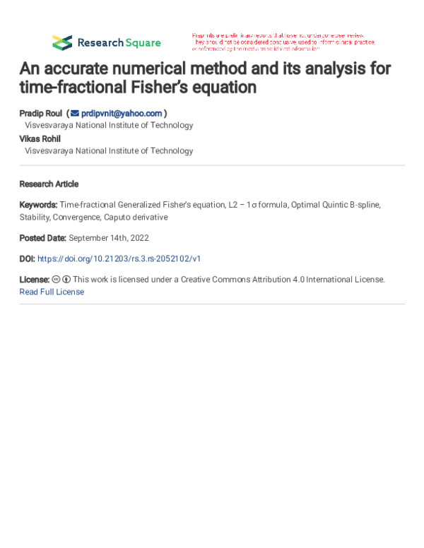 Pdf An Accurate Numerical Method And Its Analysis For Time Fractional