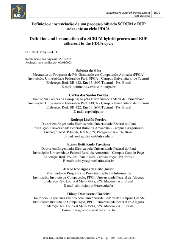 (PDF) Definição e instanciação de um processo híbrido SCRUM e RUP ...