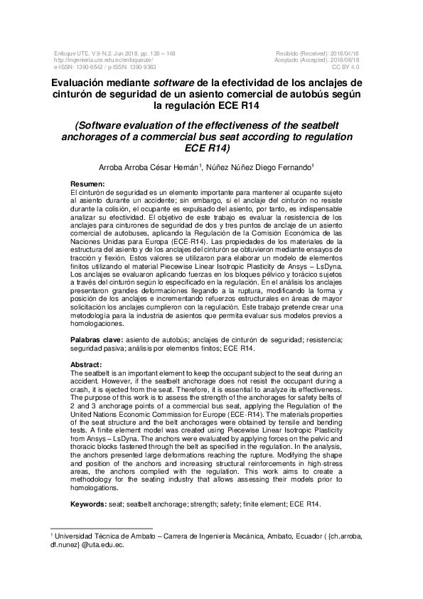 (PDF) Evaluación mediante software de la efectividad de los anclajes de ...