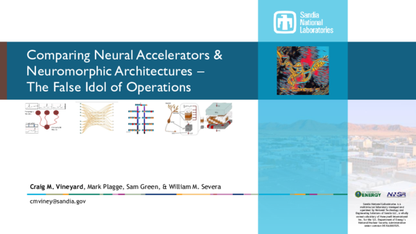 Pdf Comparing Neural Accelerators And Neuromorphic Architectures The False Idol Of Operations