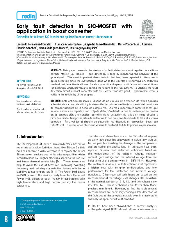 (PDF) Early fault detection in SiC-MOSFET with application in boost ...