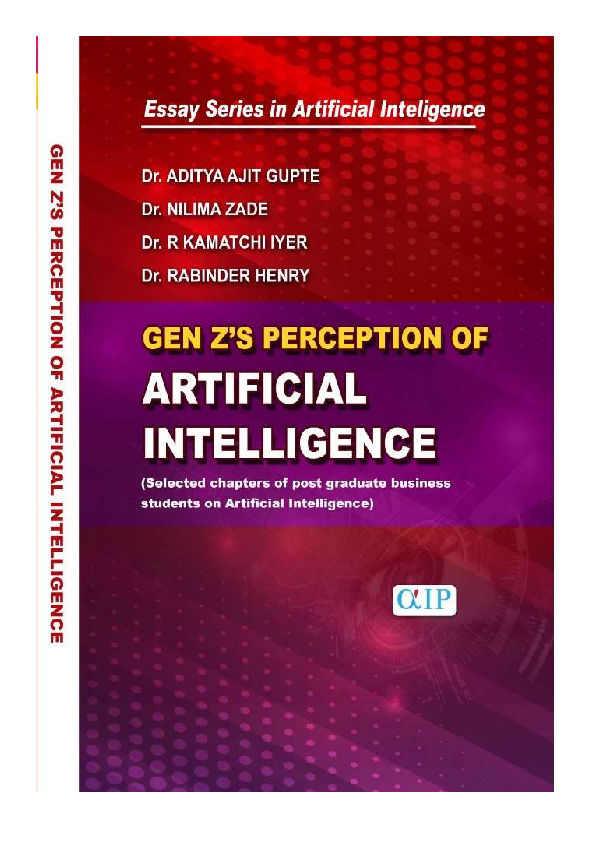 (PDF) GEN Z’S PERCEPTION OF ARTIFICIAL INTELLIGENCE