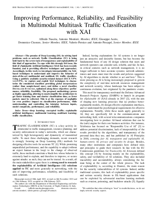 Pdf Improving Performance Reliability And Feasibility In Multimodal Multitask Traffic