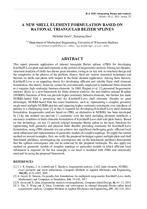 (PDF) Isogeometric Multilayer Shells : Damage , Delamination , Impact , and Gradient-Enhanced ...